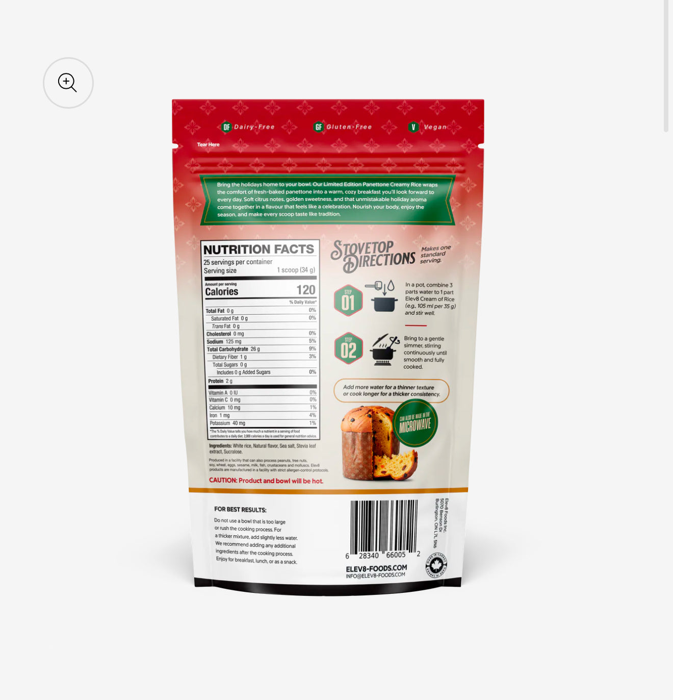 Elev8 Panettone (limited edition) – Ares Nutrition NJ